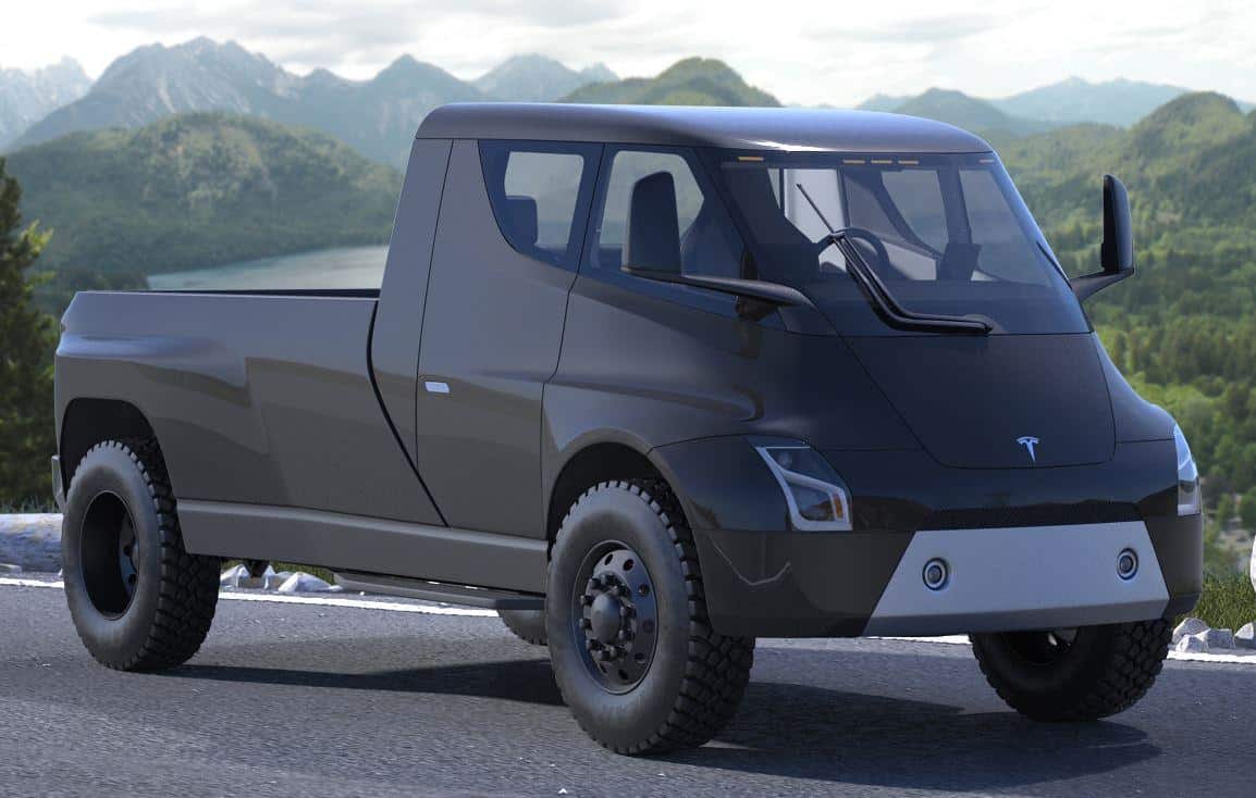 Novo conceito da picape da Tesla ganha vida em renderização 3D - Olhar ...