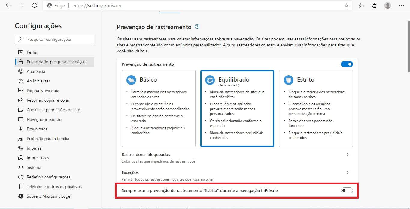 Como ativar o modo Estrito do Microsoft Edge - Olhar Digital