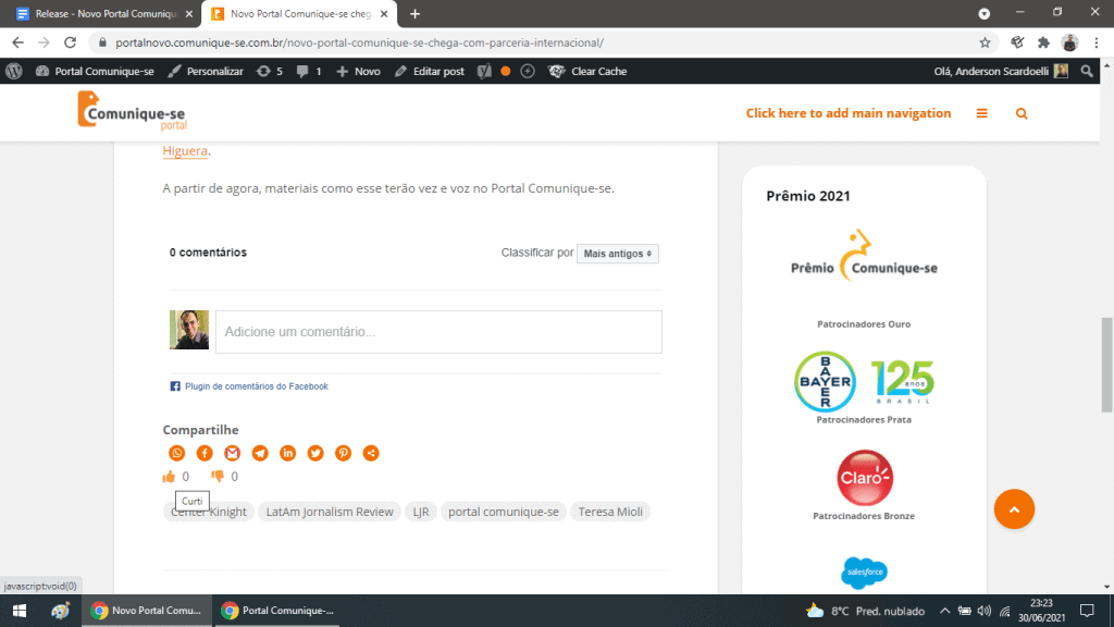 Interatividade dá o tom em nova versão do Portal Comunique-se - Olhar Digital