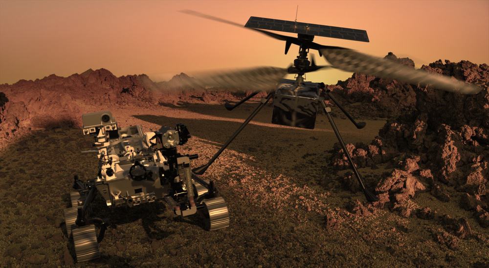 Rover Perseverance fotografa rocha em formato de cobra em Marte