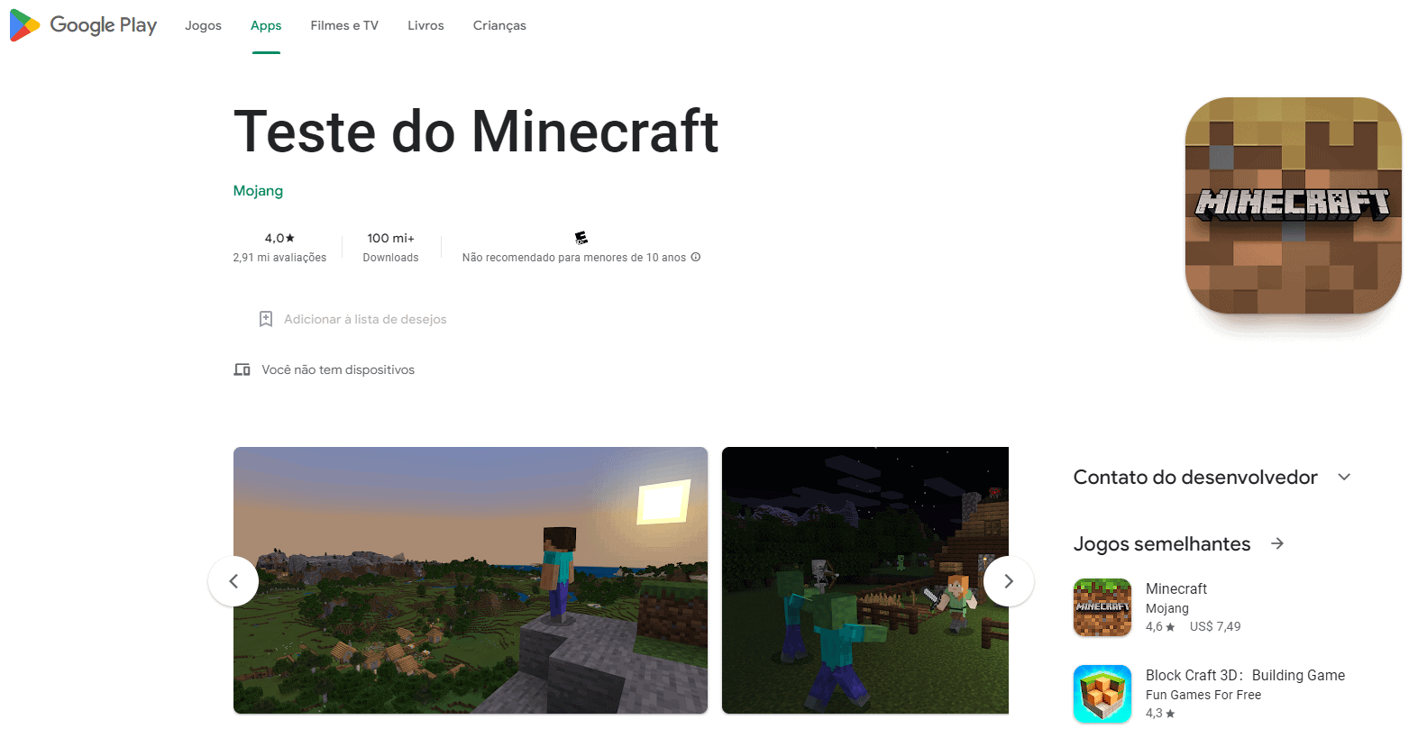Minecraft: Pocket Edition: como baixar e jogar - Olhar Digital