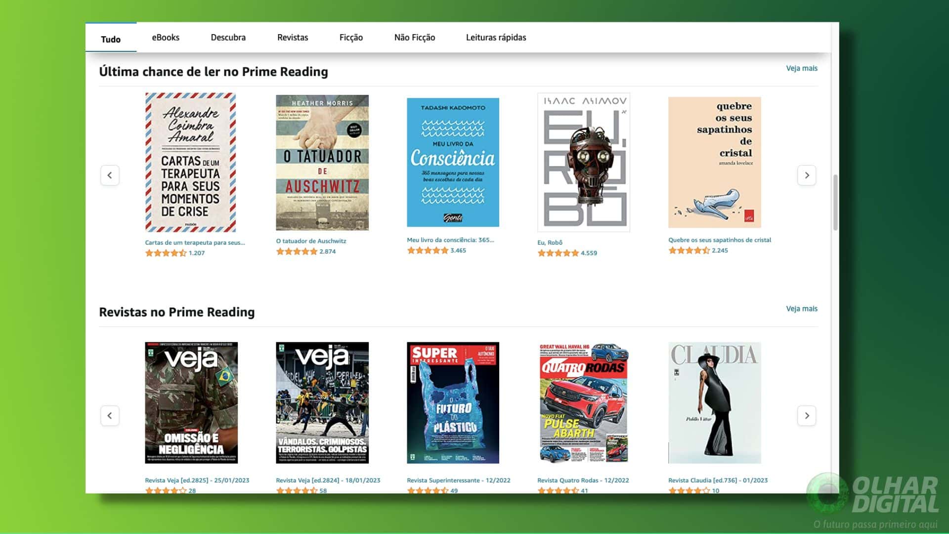 O que é e como usar o Amazon Prime Reading - Olhar Digital