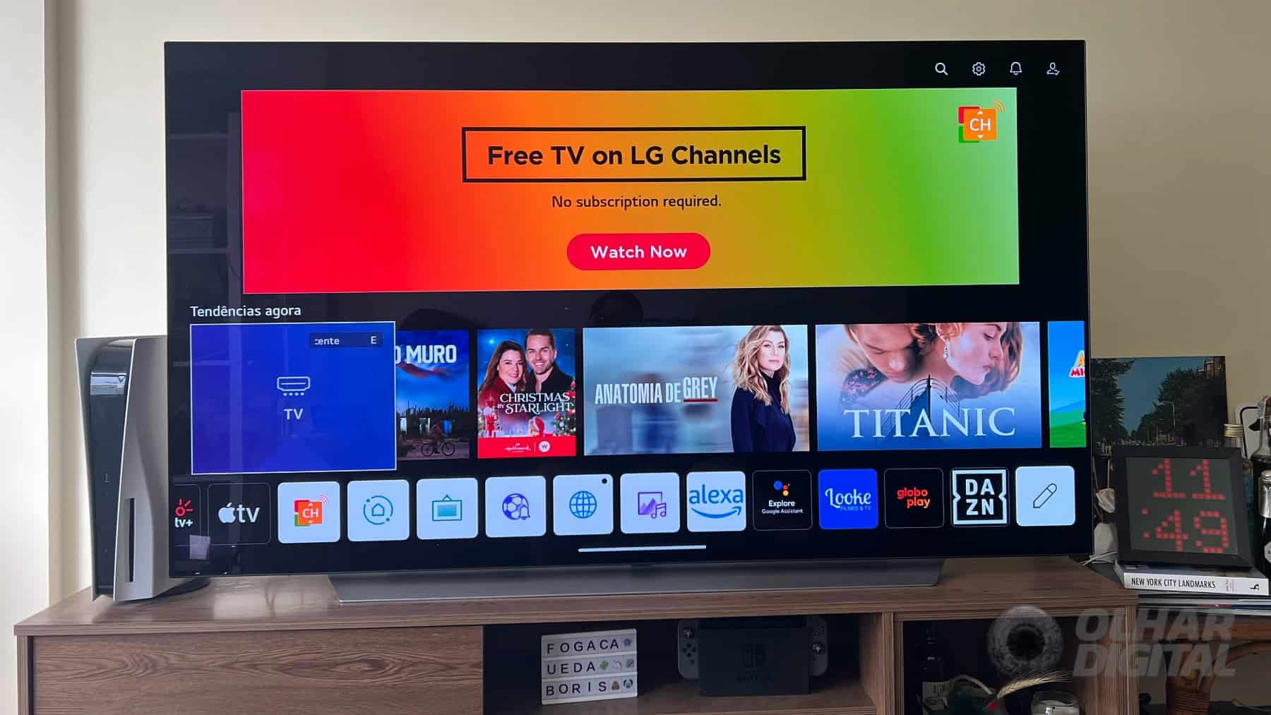 Um ano depois: a TV LG C1 OLED 4K dá burn-in? | Review - Olhar Digital