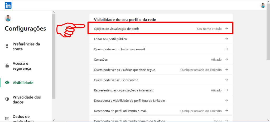 Como funciona o modo privado no LinkedIn - Olhar Digital