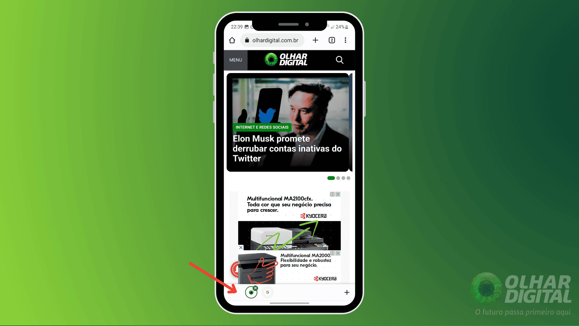 Como criar ou apagar um grupo de abas do Google Chrome no Android