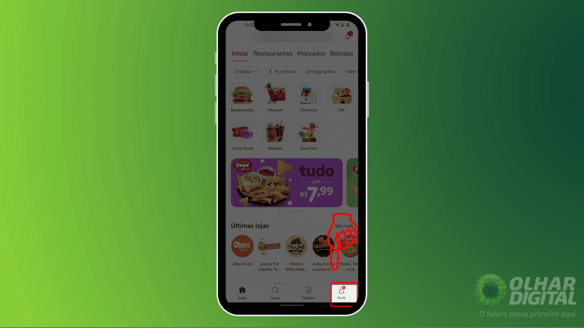 Como entrar em contato com o iFood pelo app - Olhar Digital