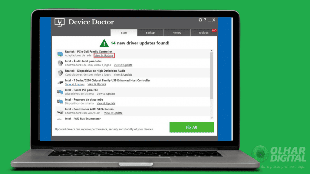 Como usar o Device Doctor para atualizar drivers do PC
