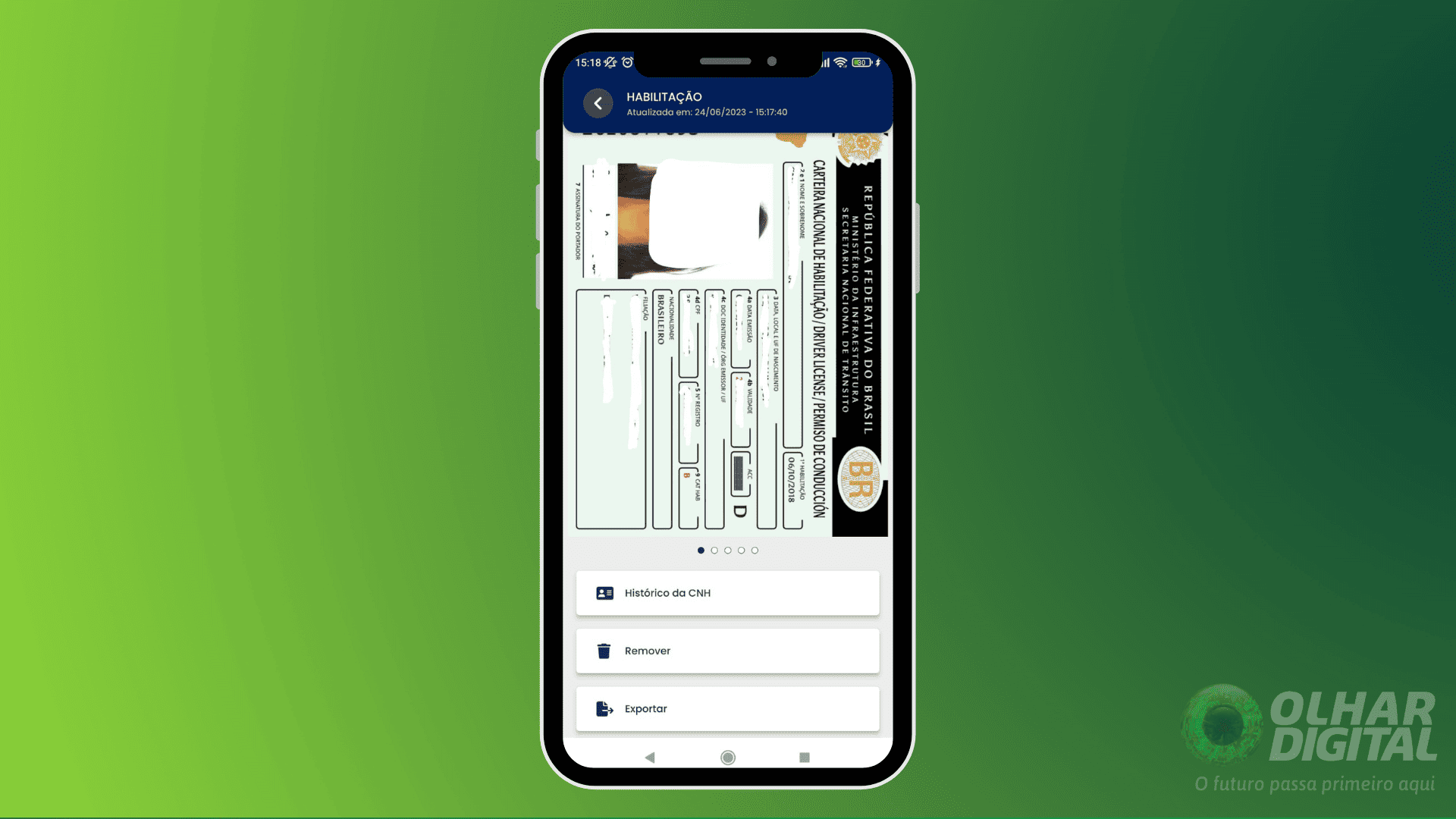 Como baixar CNH digital no celular - Olhar Digital