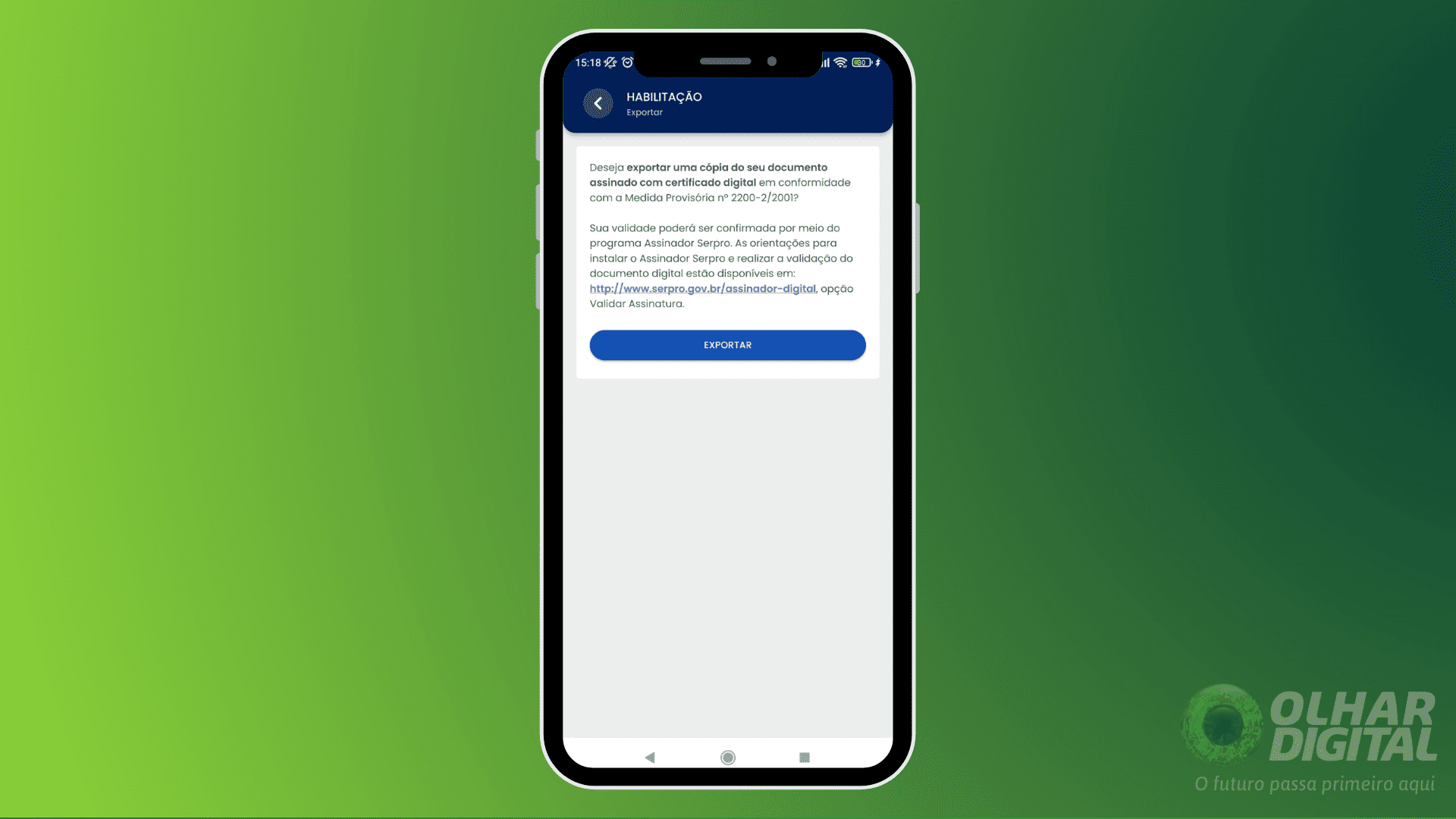 Como baixar CNH digital no celular - Olhar Digital