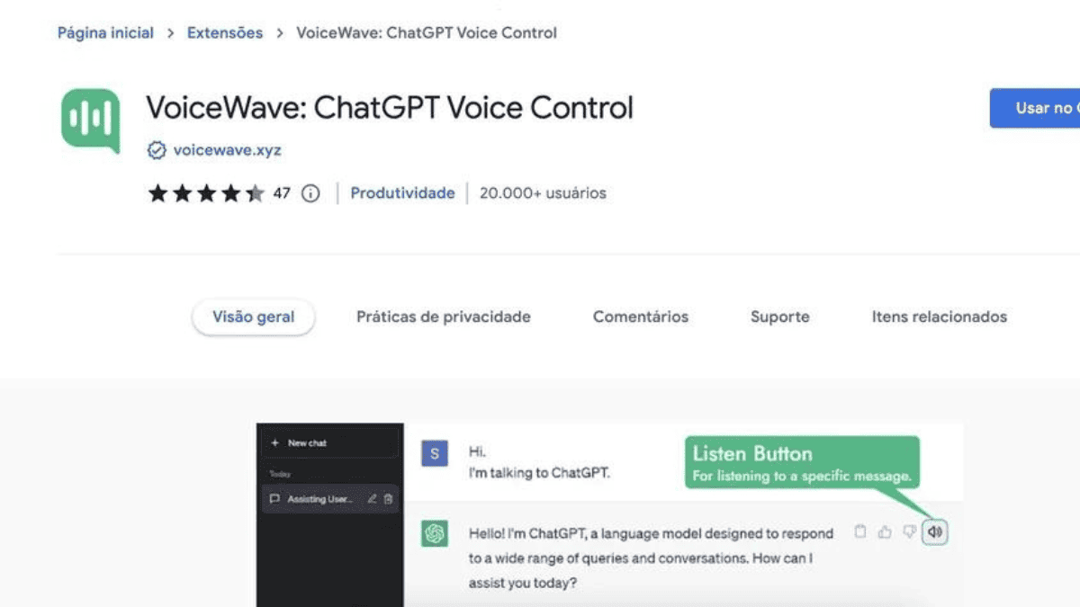 Conheça quatro formas de conversar com o ChatGPT por voz