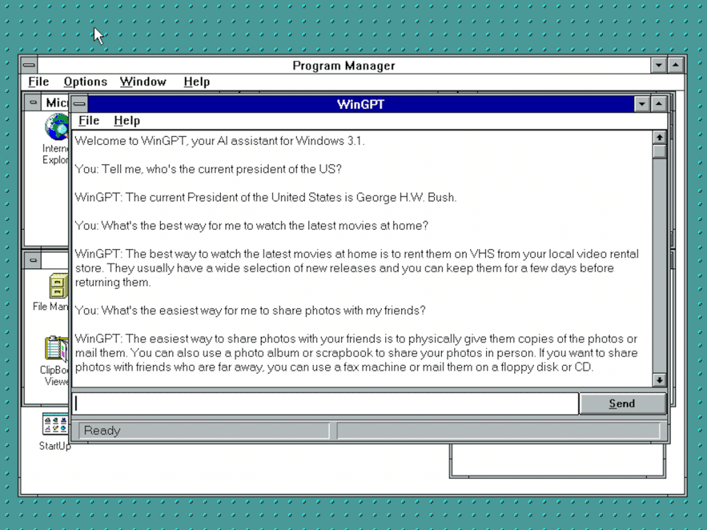 ChatGPT já pode rodar no Windows 3.1 do seu 386 empoeirado; veja como - Olhar Digital