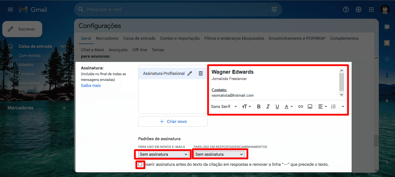 Como colocar assinatura no Gmail - Olhar Digital