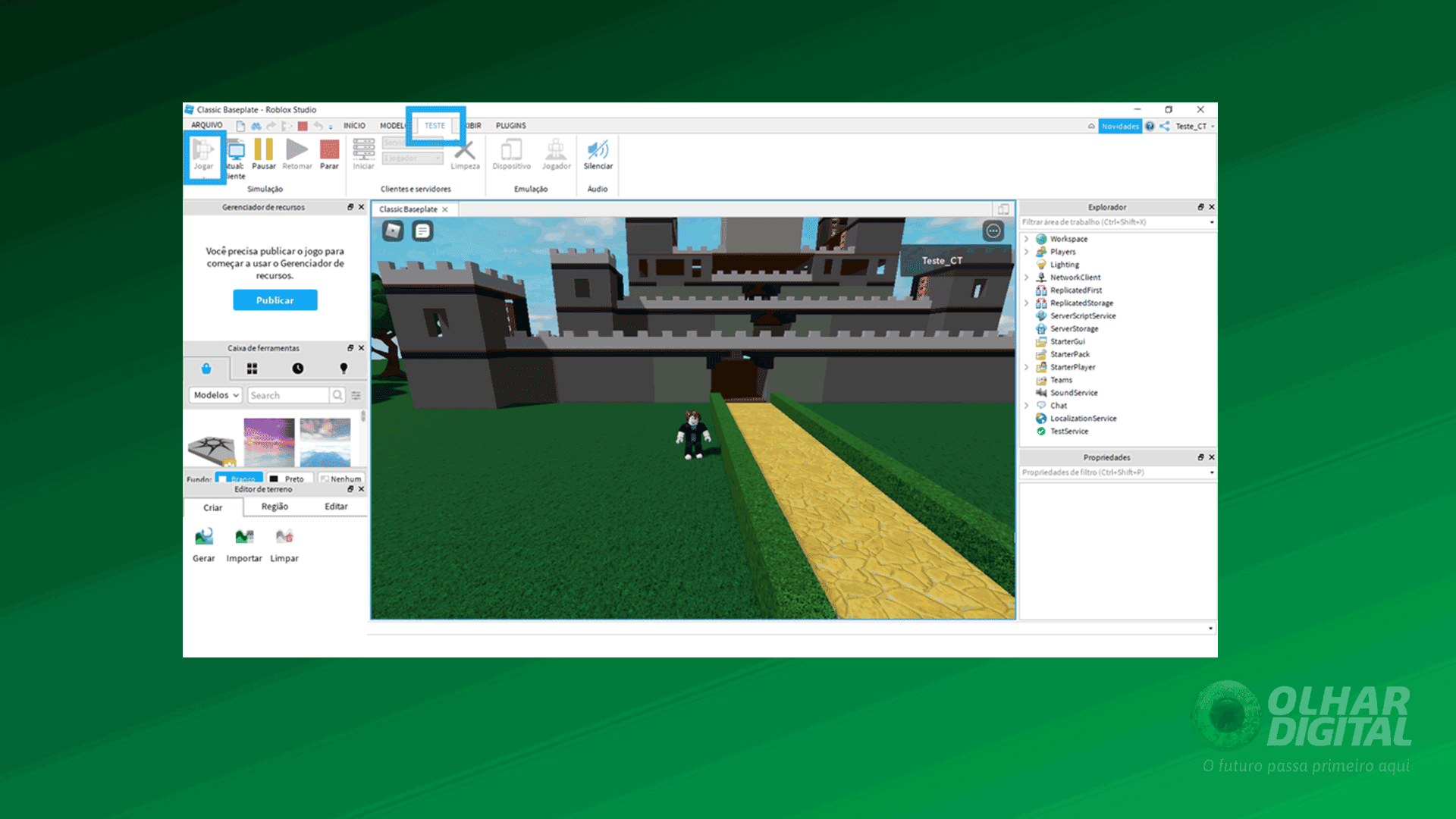 Como criar um jogo no Roblox - Olhar Digital