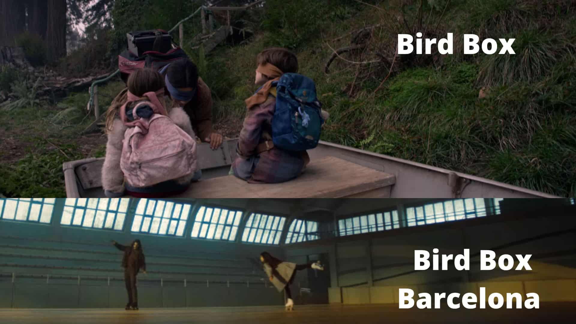 Bird Box com Sandra Bullock ou Bird Box: Barcelona? Qual o melhor filme?