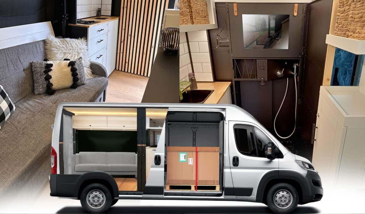 Vans residenciais: empresa transforma automóveis em casas