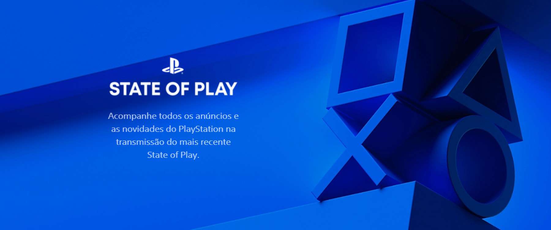 Sony: PlayStation State of Play será nesta quinta-feira (14)