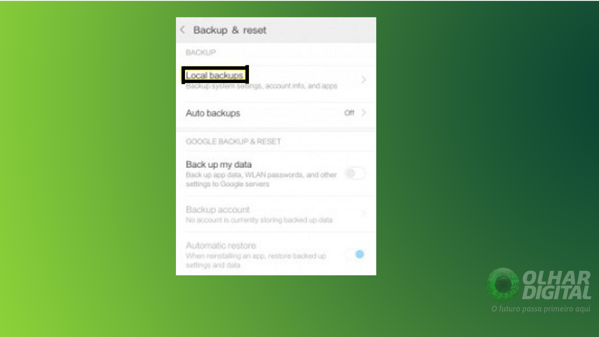 Como fazer backup no celular Xiaomi - Olhar Digital